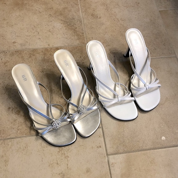 bp | Shoes | Bp White Heels | Poshmark